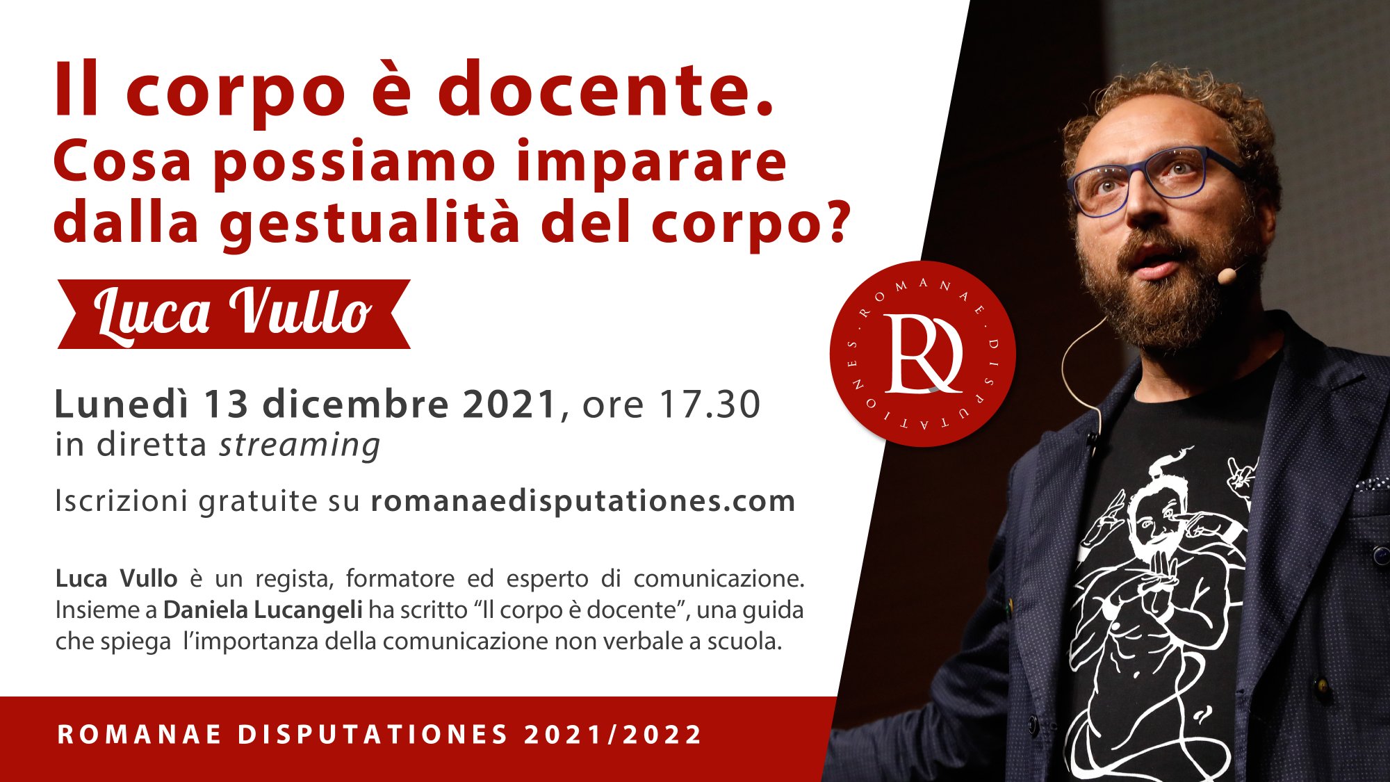 Romanae Disputations la filosofia del corpo di Luca Vullo. - Luca Vullo